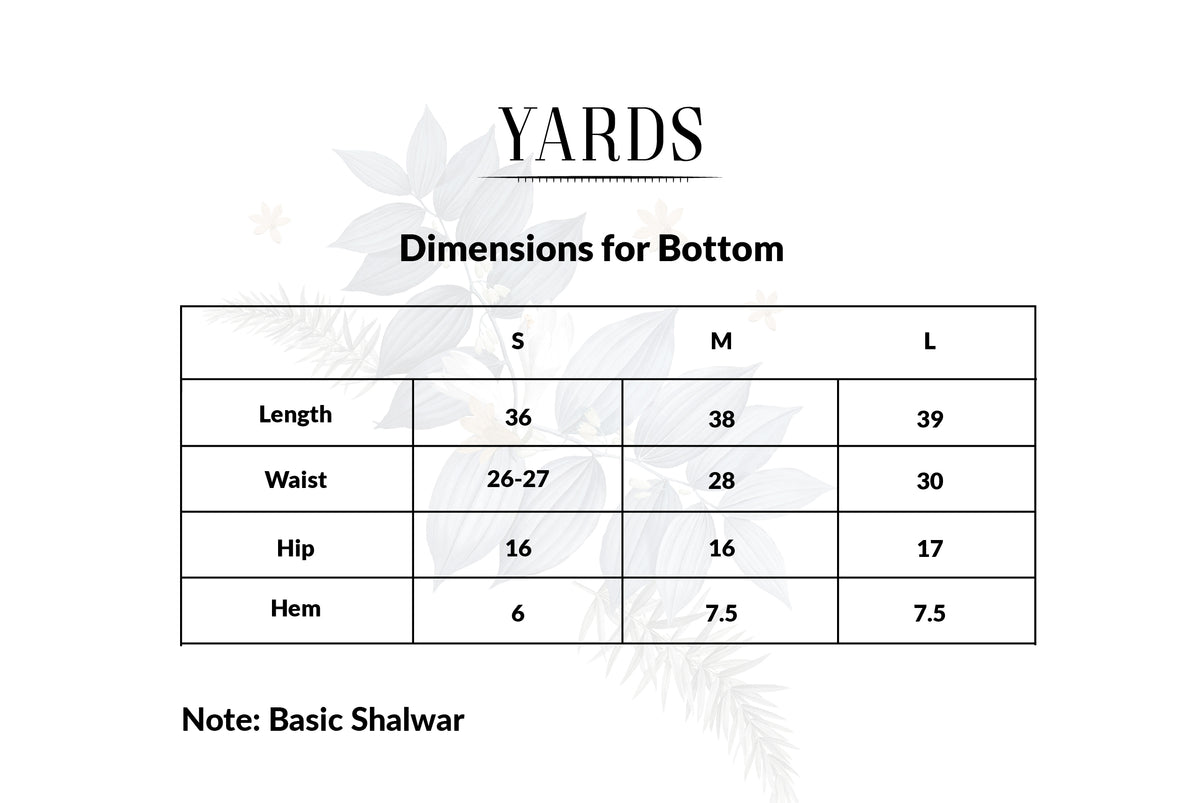 Basic Shalwar Black – Yards